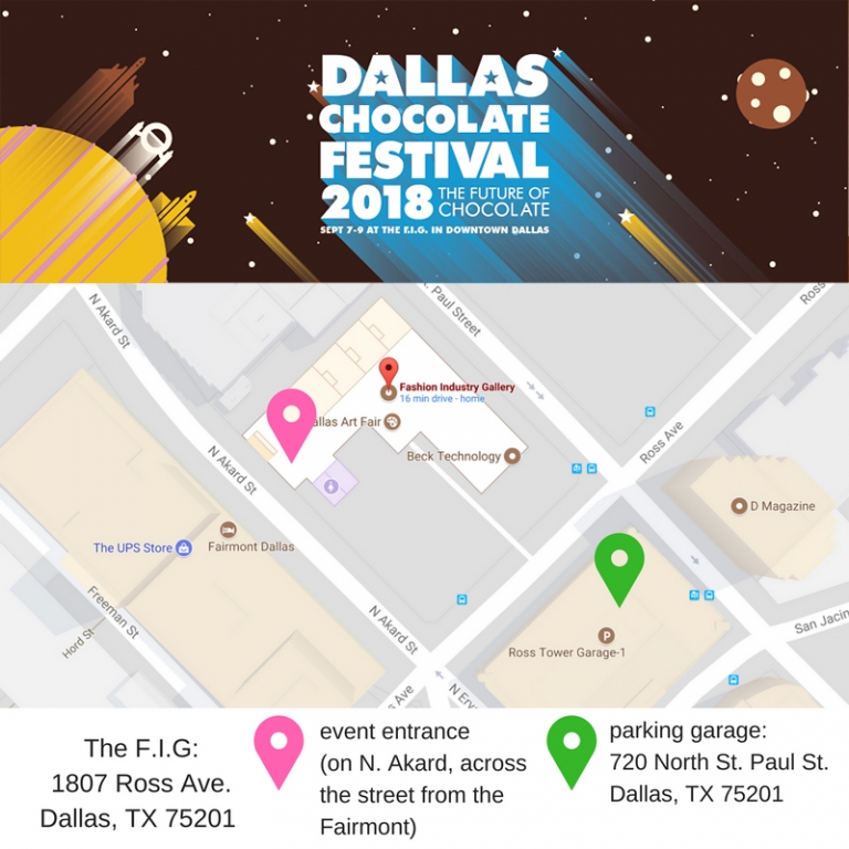 DCF2018 parking map